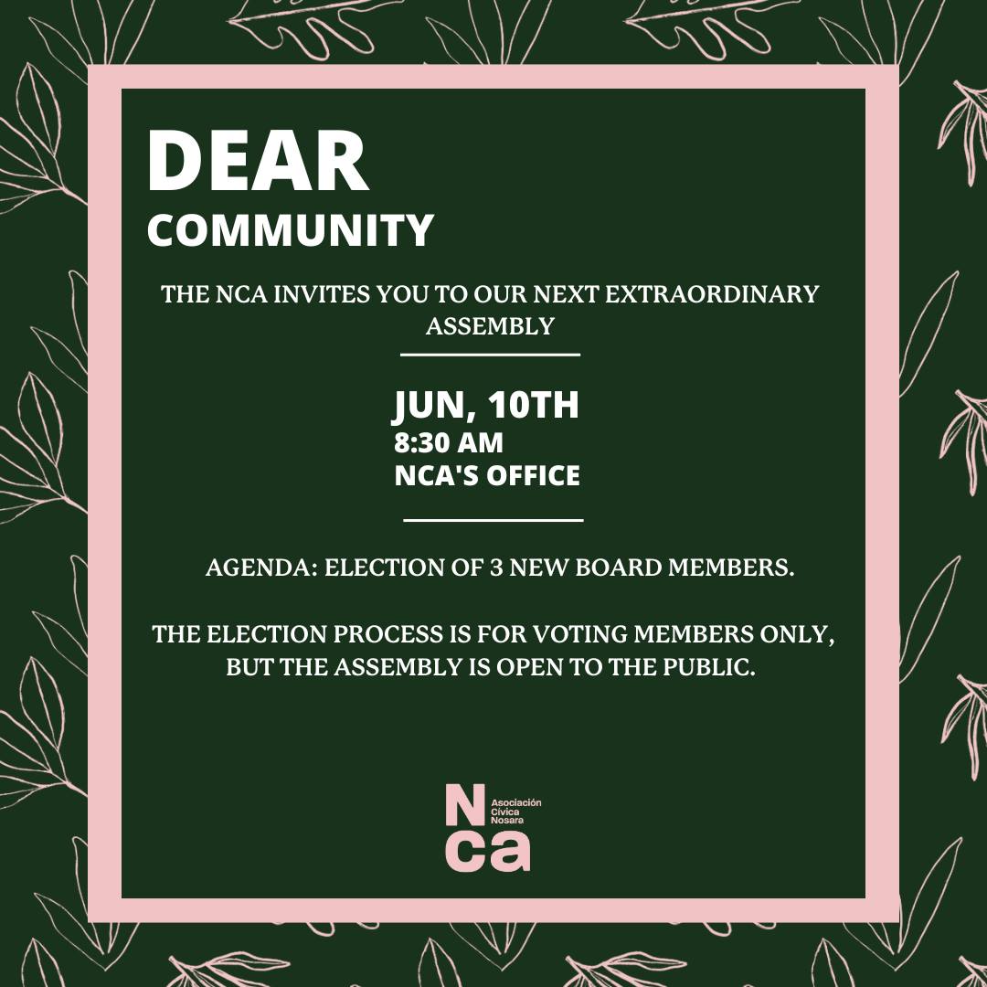 Nosara Extraordinary Assembly | Nosara.com